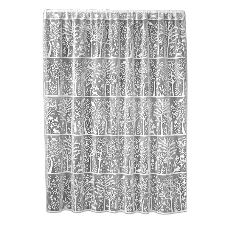 Rosalind Wheeler Panneau de rideau simple diaphane avec passe-tringle ...