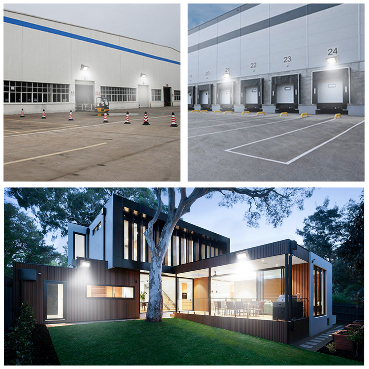 MingBright LED Wall Pack Light 1 - Head LED Hardwired Outdoor Security ...