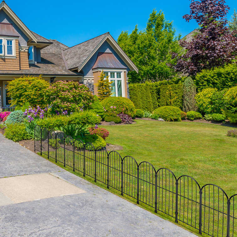 Dundee Deco 22'' H x 13'' W Metal Fence Panels Included | Wayfair