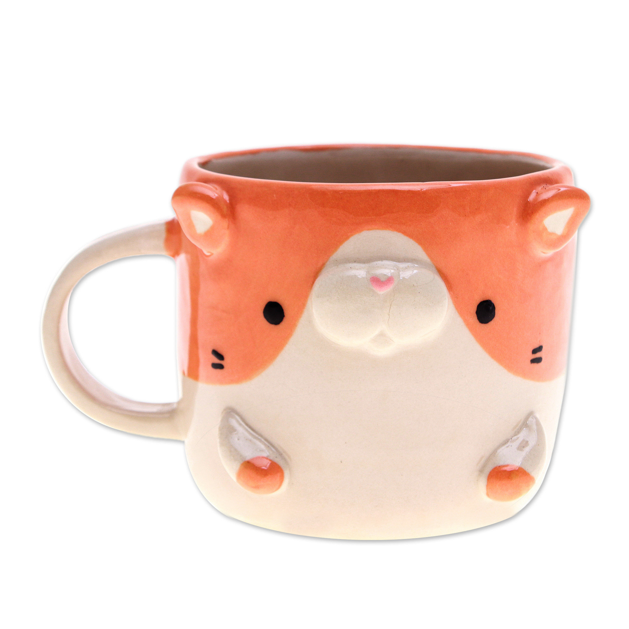 Trinx Handmade Cat Morning Ceramic Mug | Wayfair
