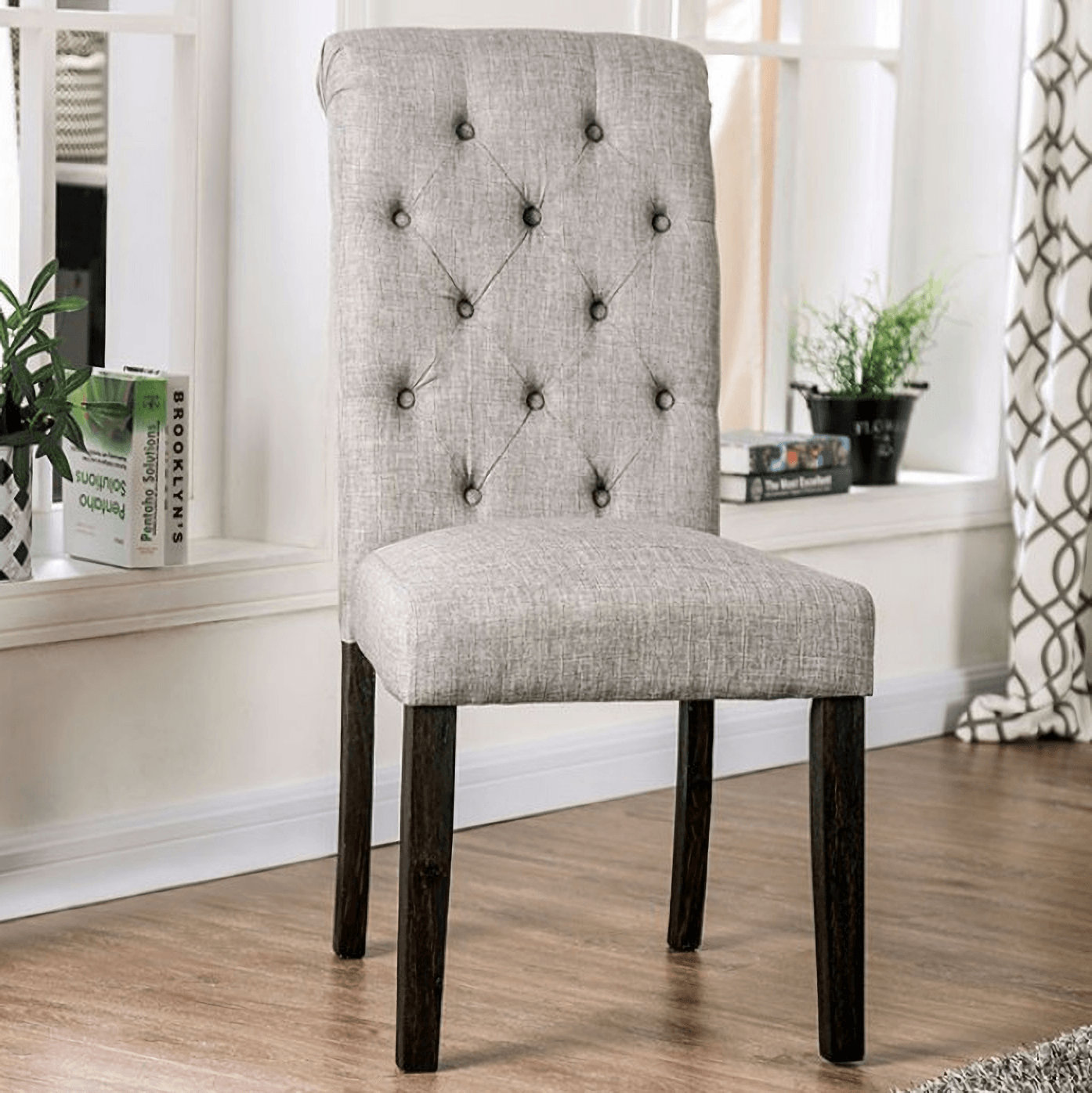 Lark Manor™ Adaiah Tufted Side Chair | Wayfair