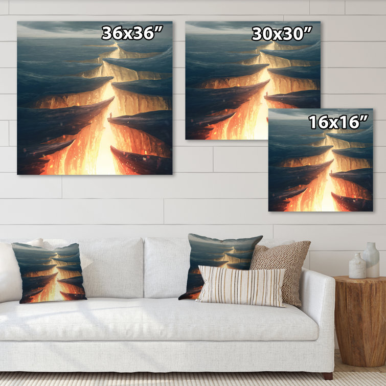 Trinx " Surreal Earth Splitting Game Art " on Canvas - Wayfair Canada