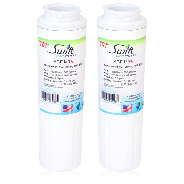 Swift SGF-M9 Rx Compatible Refrigerator Water Filter for UKF8001, EFF ...