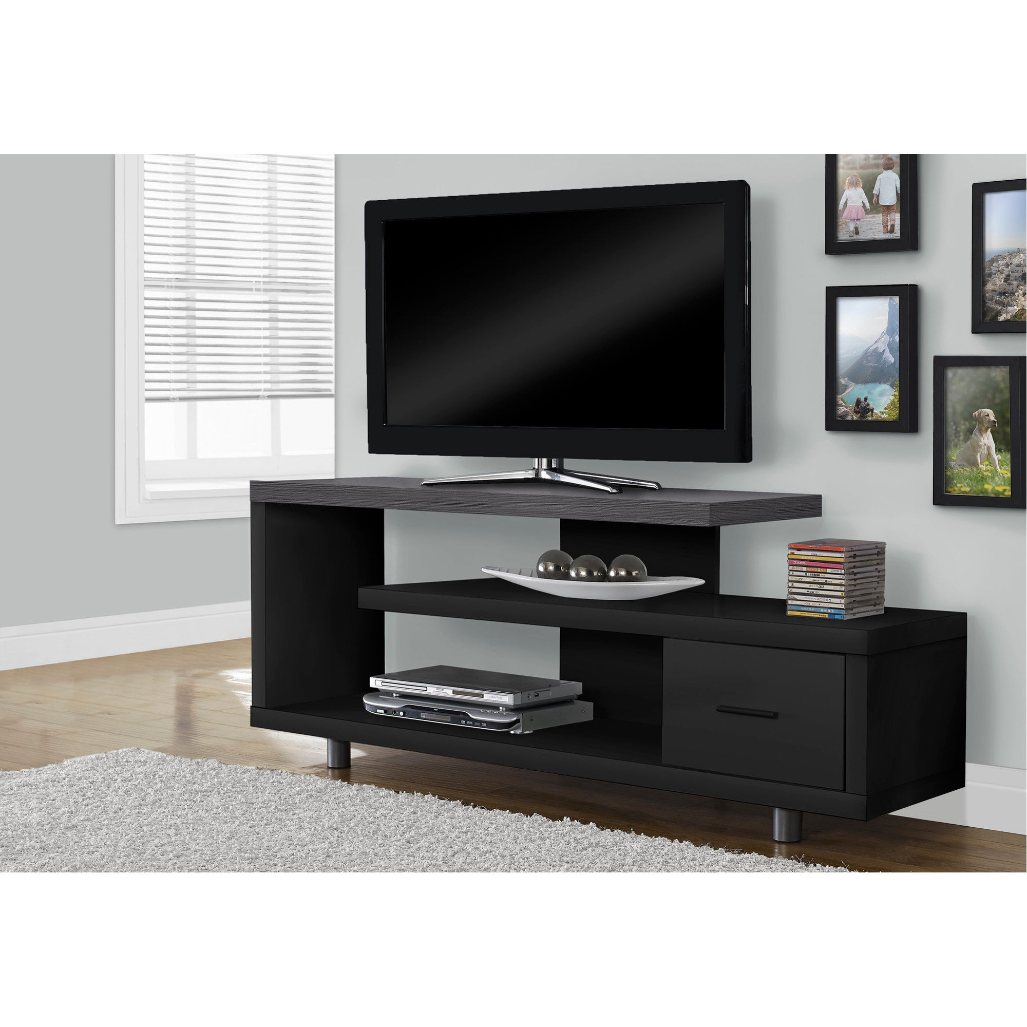 Ebern Designs Tv Stand, 60 Inch, Console, Media Entertainment Center ...