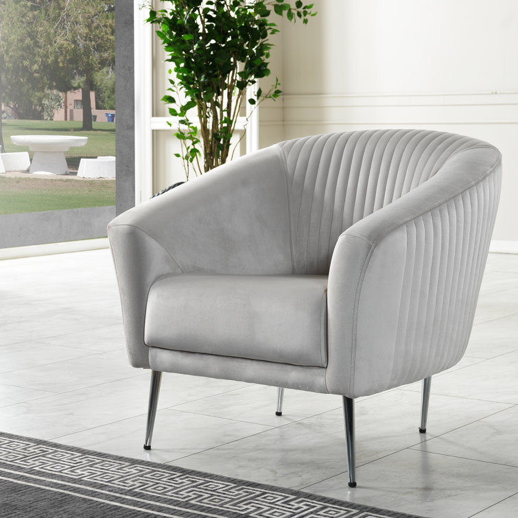 Everly Quinn Velvet Club Chair - Wayfair Canada