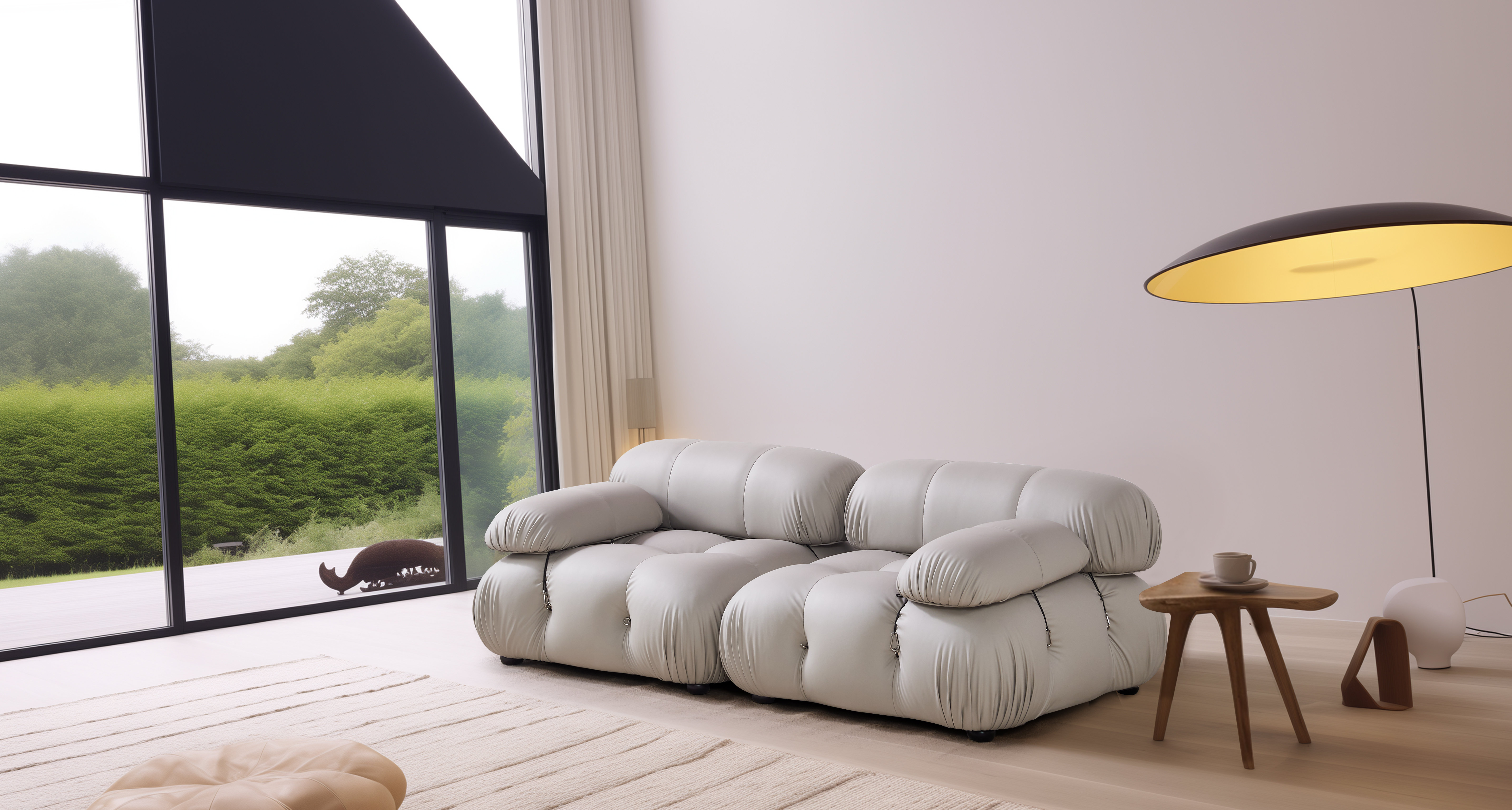 Brayden Studio® Breelin 76'' Round Arm Modular Sofa | Wayfair