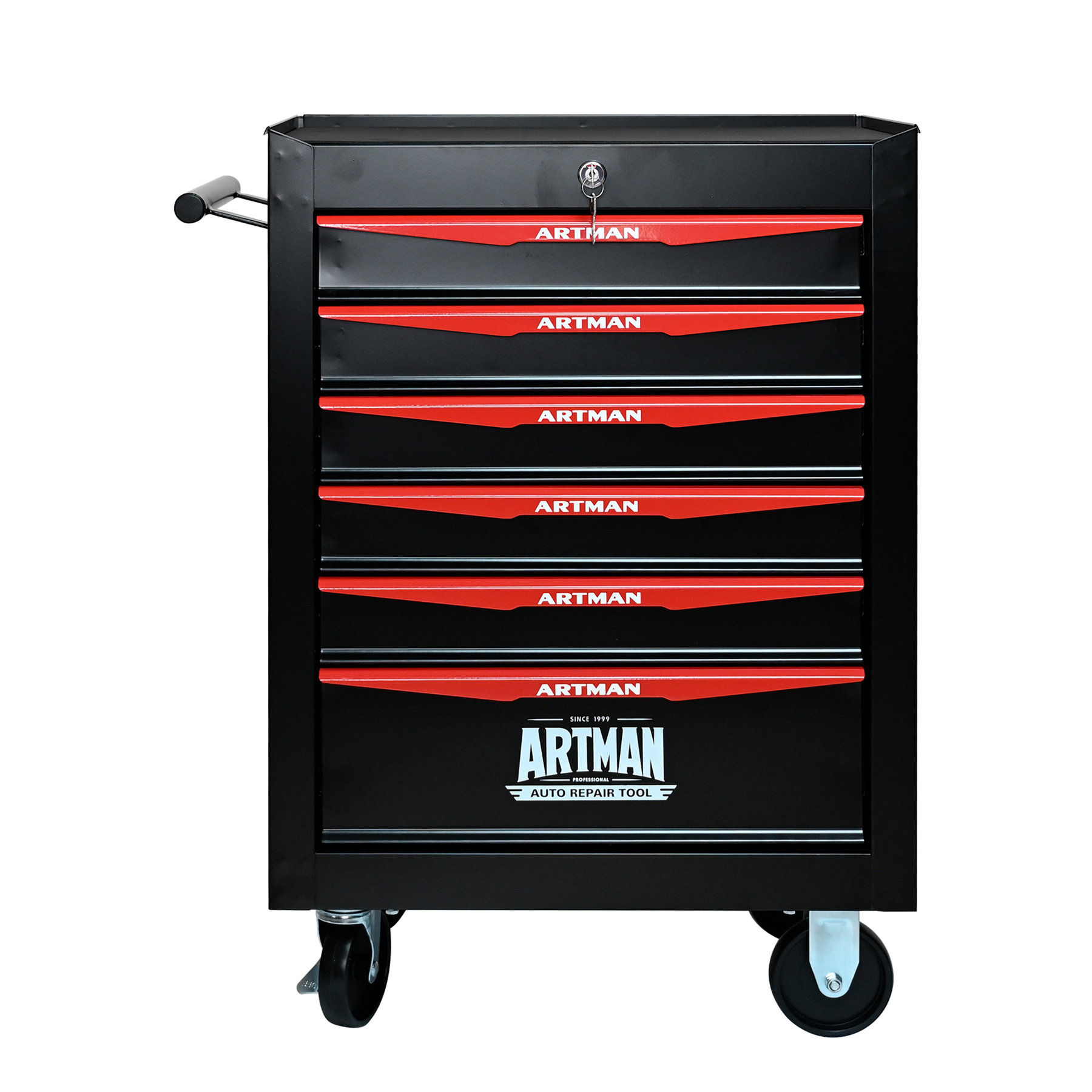17 Stories Rolling Metal Tool Chest with 6 Drawers, 20" 6-Drawer Tool ...