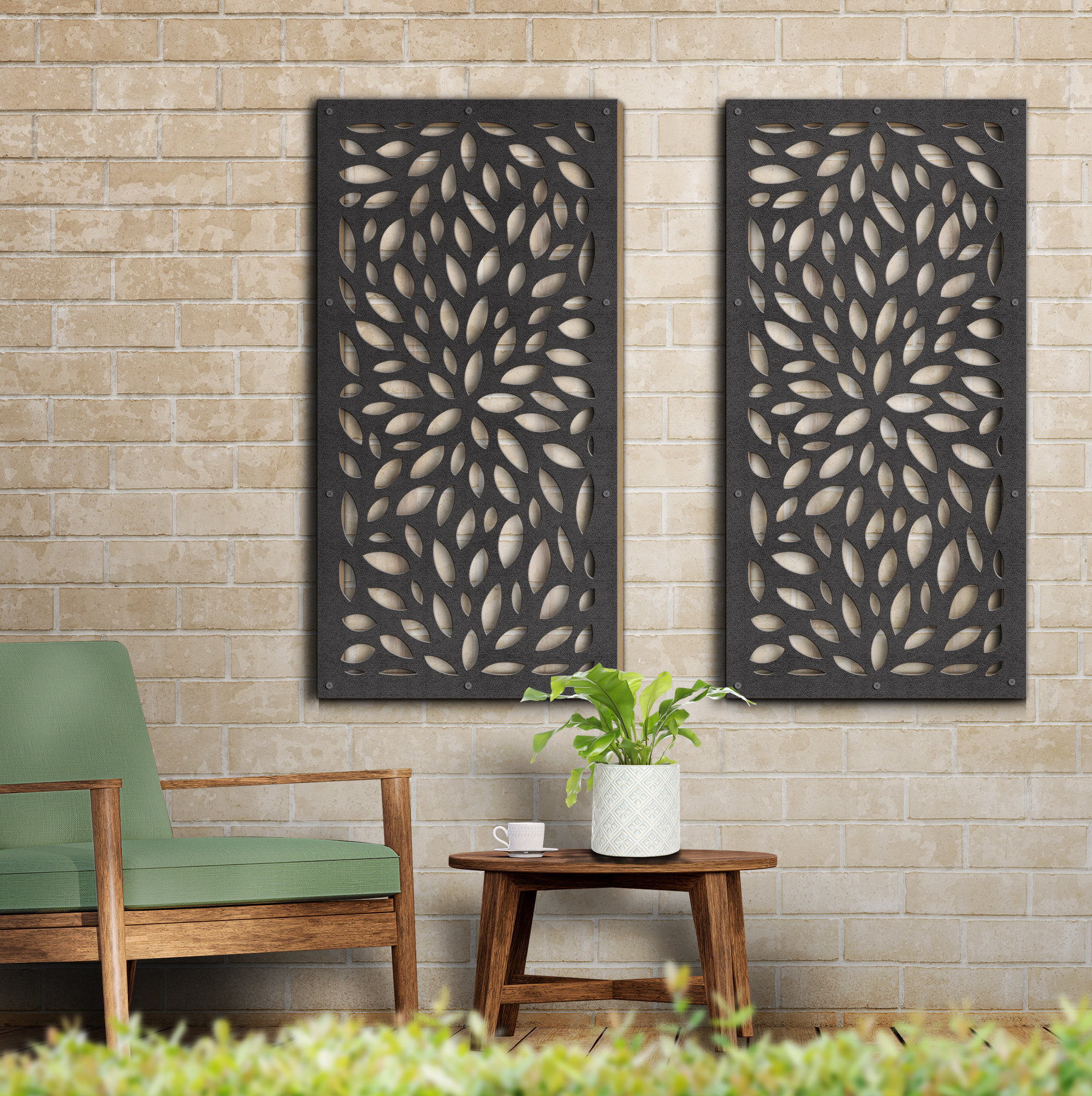 DESIGN-VU Tropics Decorative Privacy Panel & Reviews - Wayfair Canada