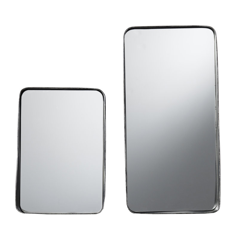 17 Stories Decorative Mirrors W/ Shelves 2Pc Set | Wayfair
