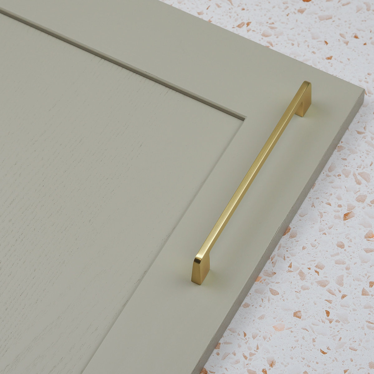 Handle & Home 160mm Brushed Brass Curved Handle | Wayfair.co.uk