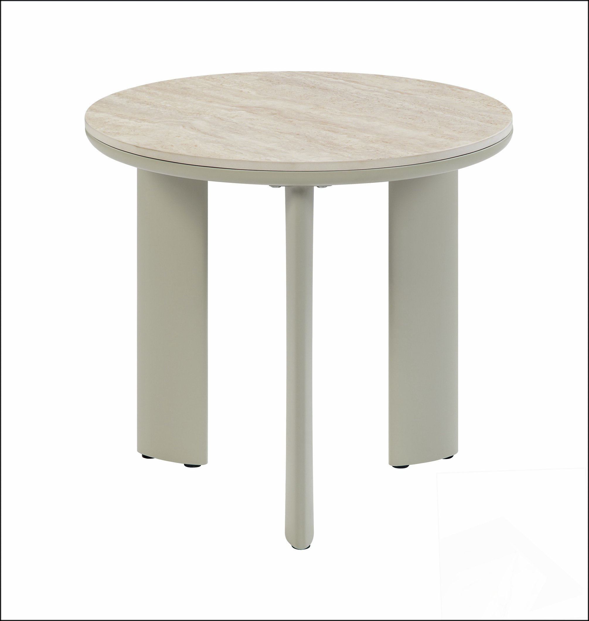 Wildon Home® Ingram Ceramic Top & Light Finish End Table | Wayfair
