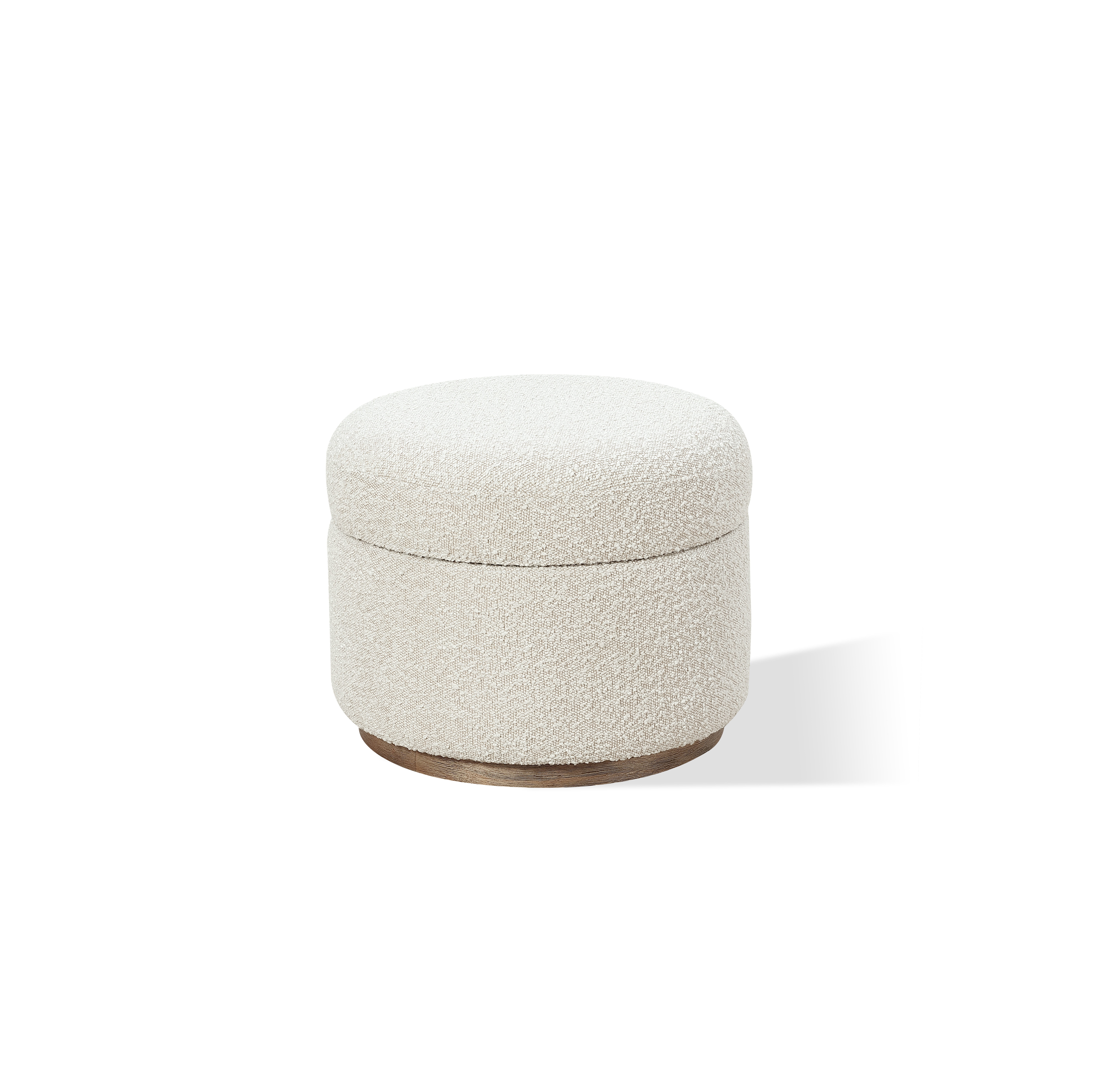 Joss & Main Repose-pieds de rangement rond de 20 po Nyiah et ...
