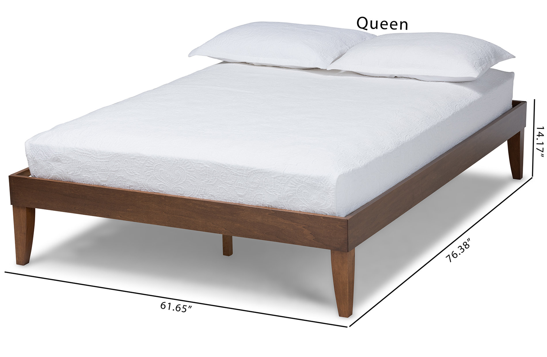 White Noise 14.17" Platform Bed & Reviews | Wayfair