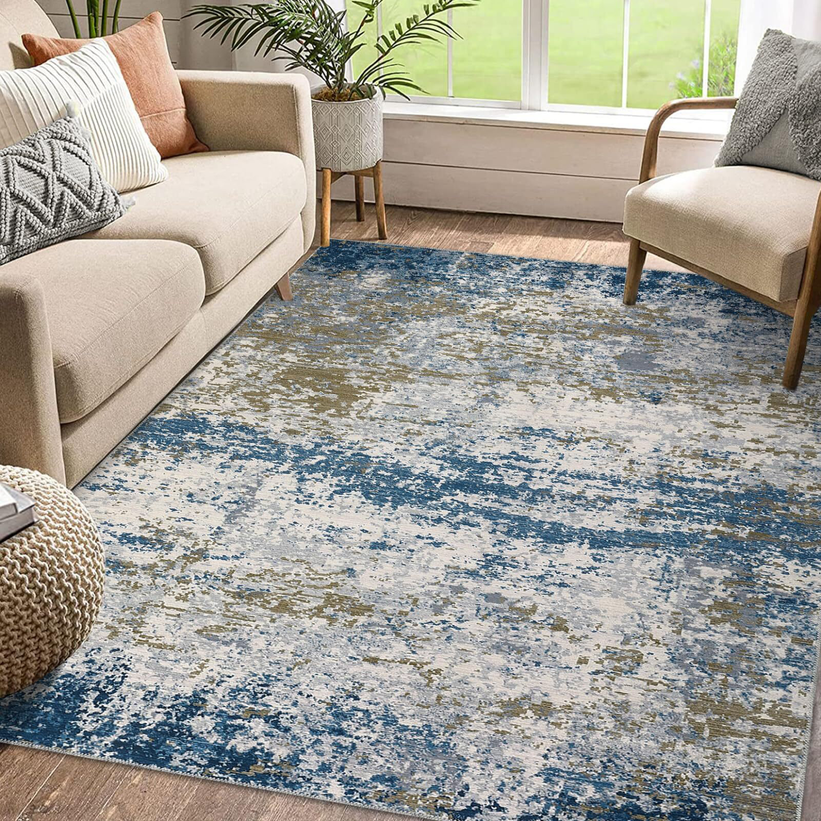 Foundry Select 9X12 Large Rug Modern Abstract Rug 9X12 Area Rug ...