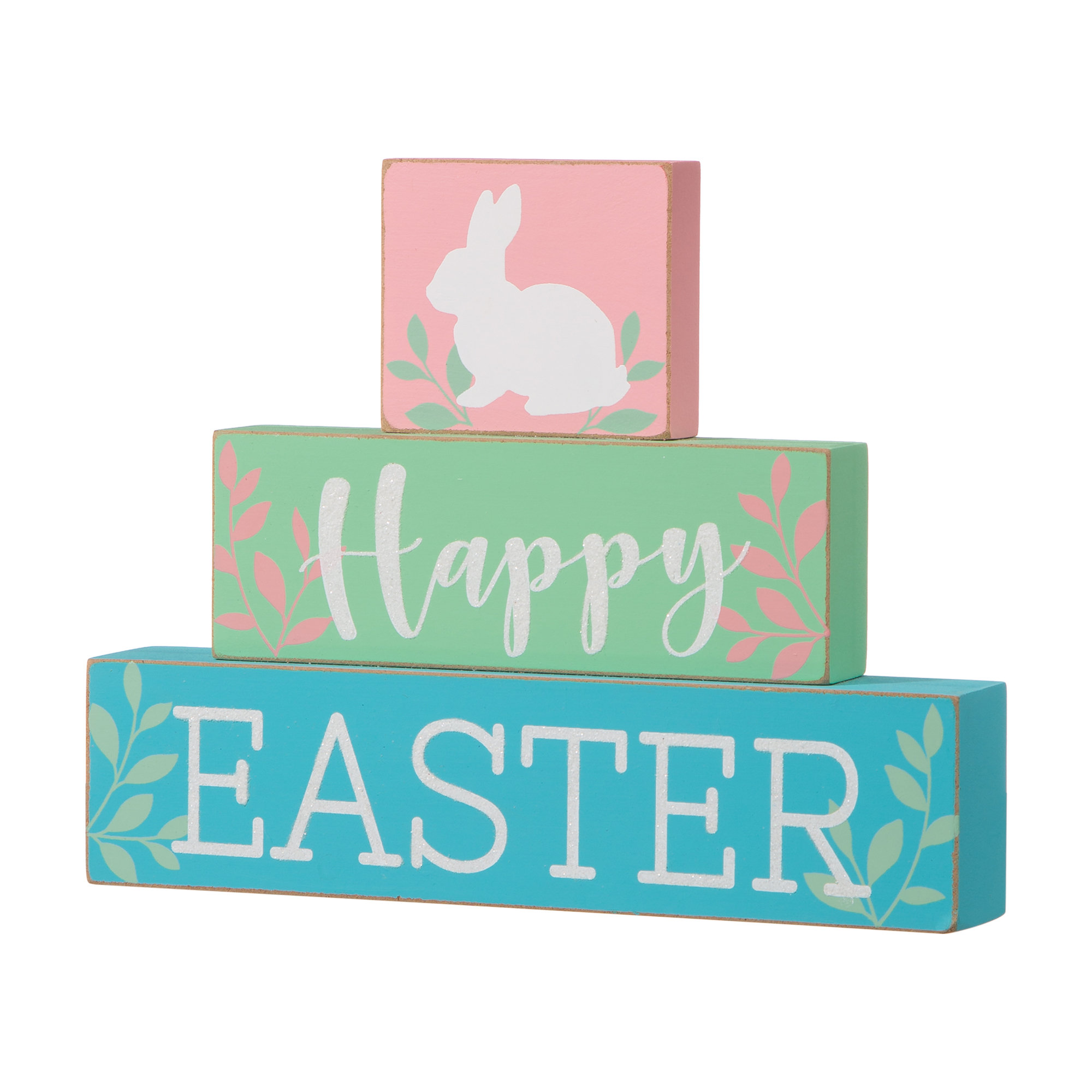 The Holiday Aisle® Wooden Easter Block Table Decor & Reviews | Wayfair