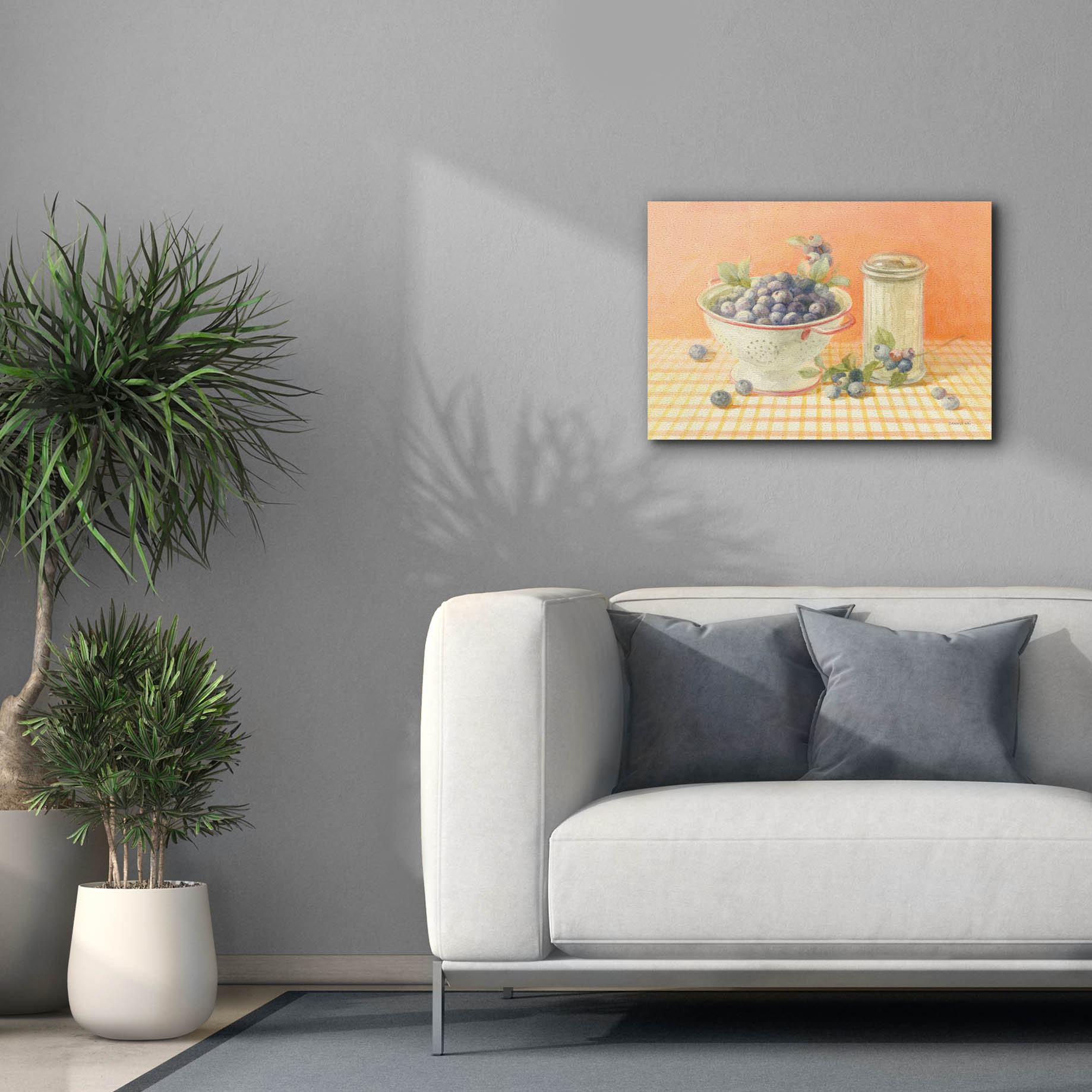 Epic Graffiti 'Fresh Picked Blueberries' by Danhui Nai Canvas Wall Art ...