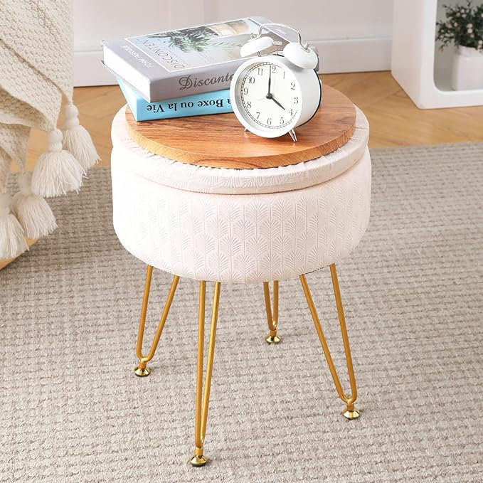 Mercer41 Chijioke Metal Accent Stool | Wayfair