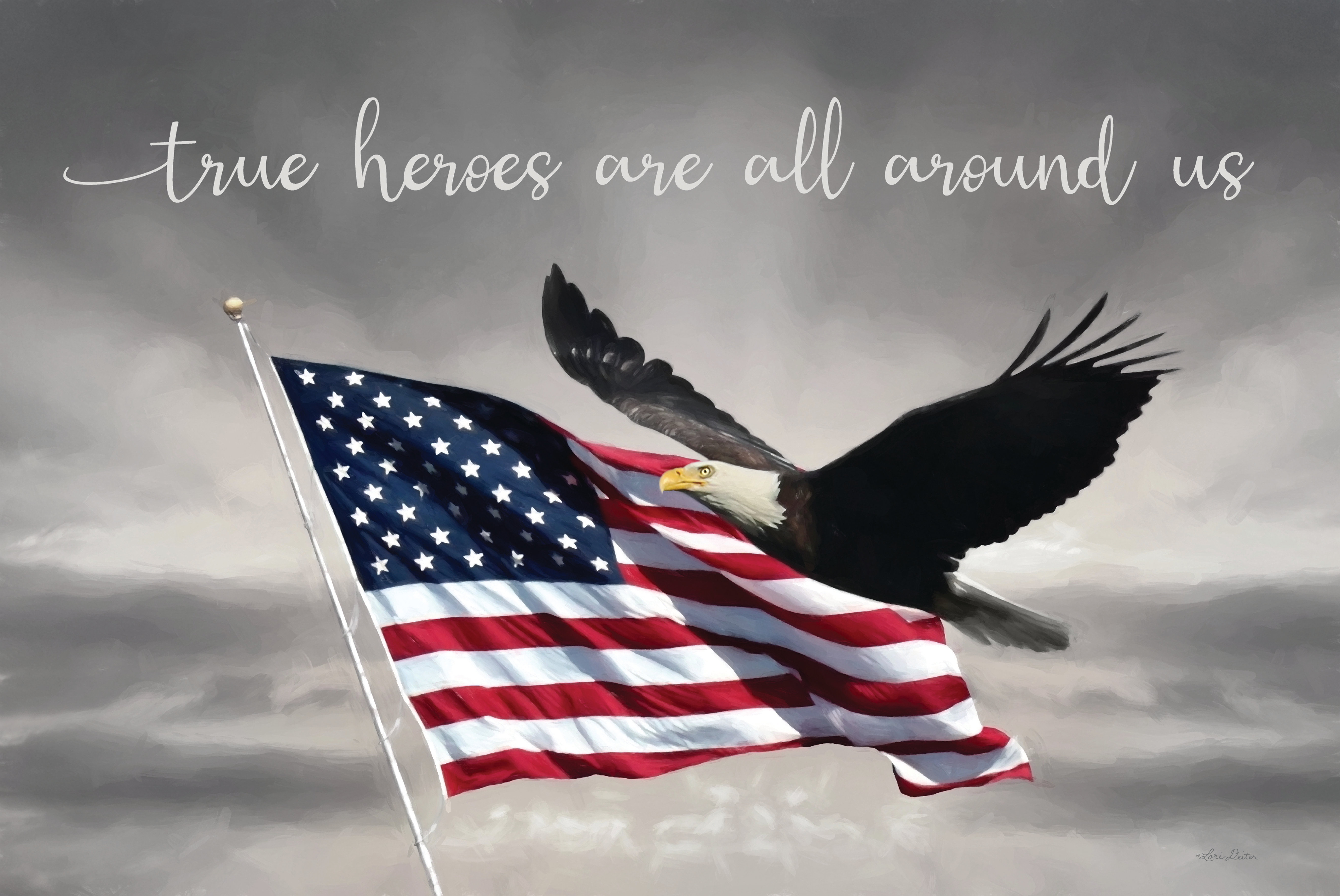 Trinx Gimora True Heroes On Canvas by Lori Deiter Print | Wayfair