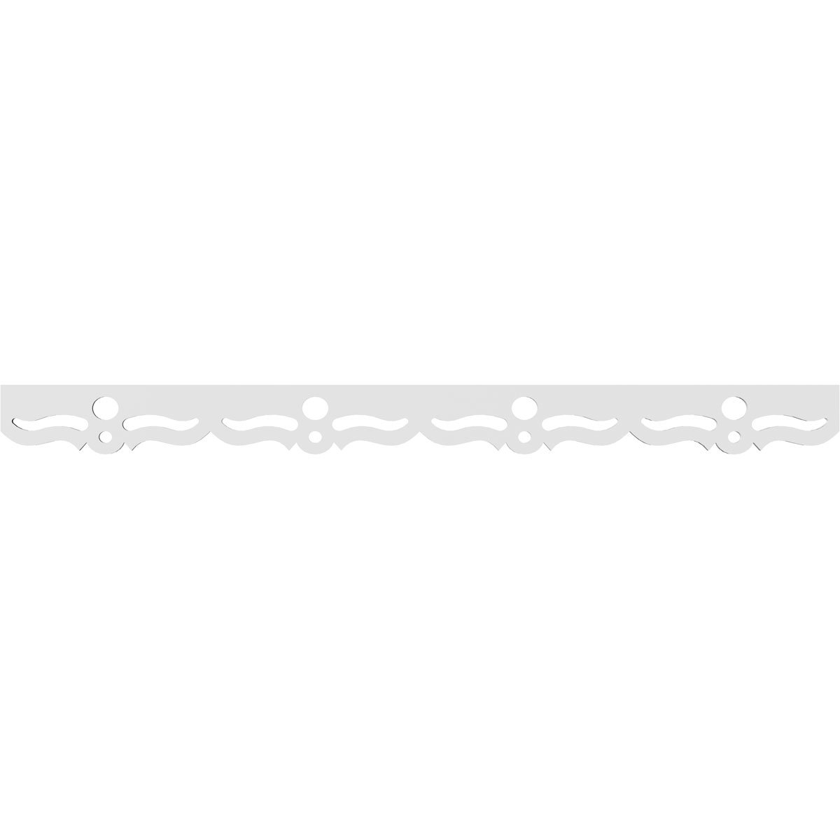 Ekena Millwork Monticello Architectural Grade PVC Running Trim | Wayfair