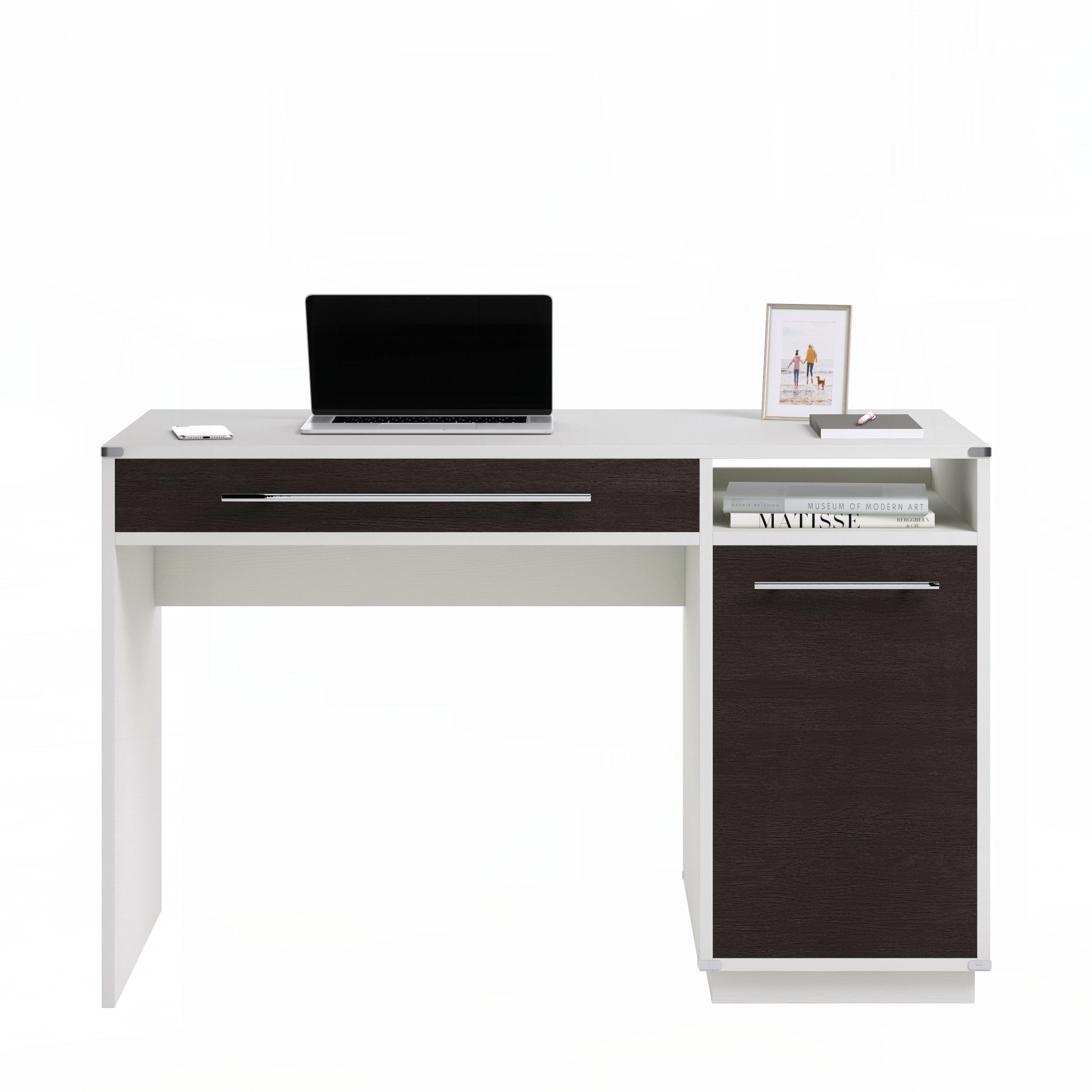 Ebern Designs Computer Desk, Gray finish | Wayfair