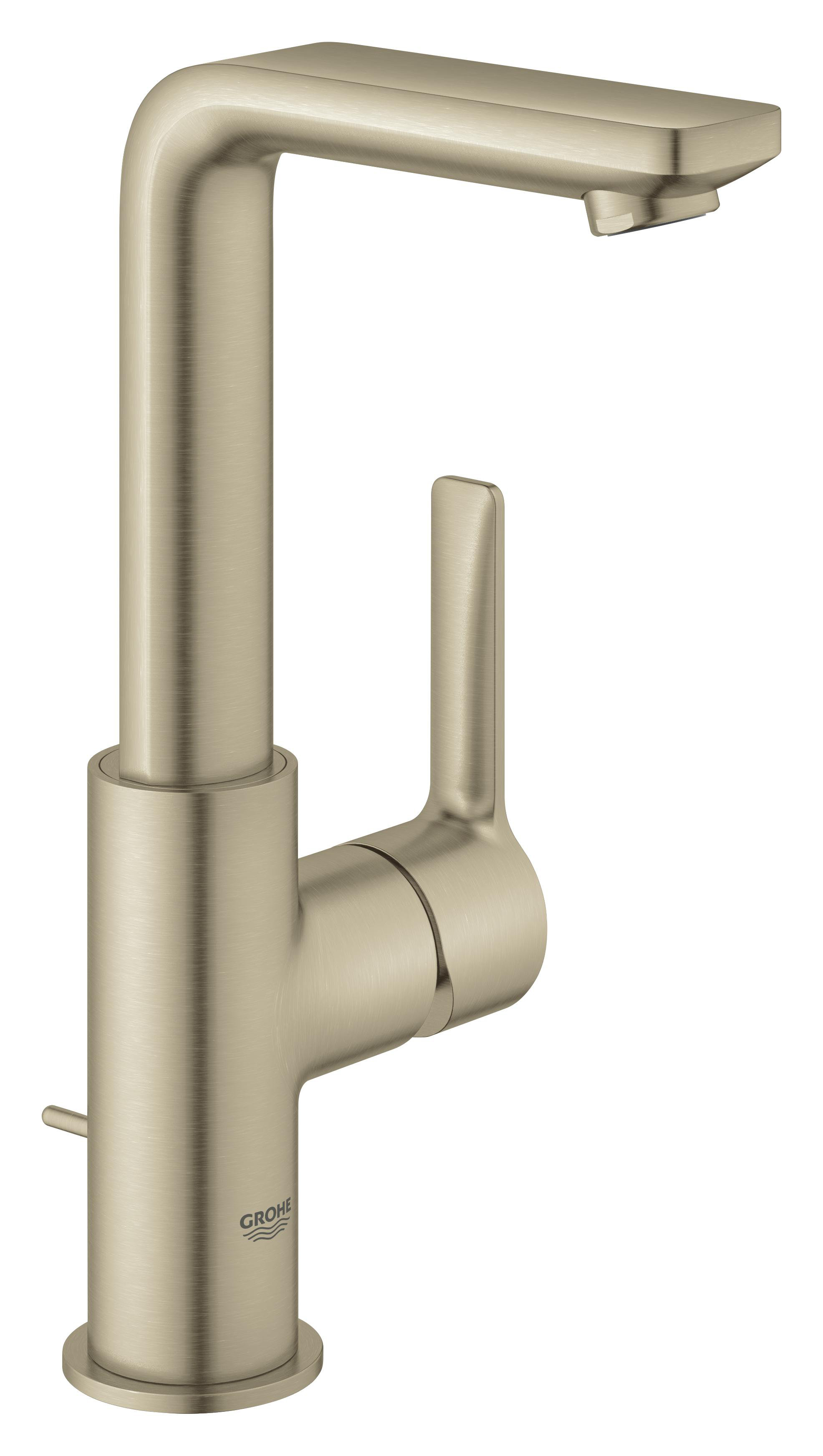GROHE Lineare™ Single Hole Bathroom Faucet with Drain Assembly ...