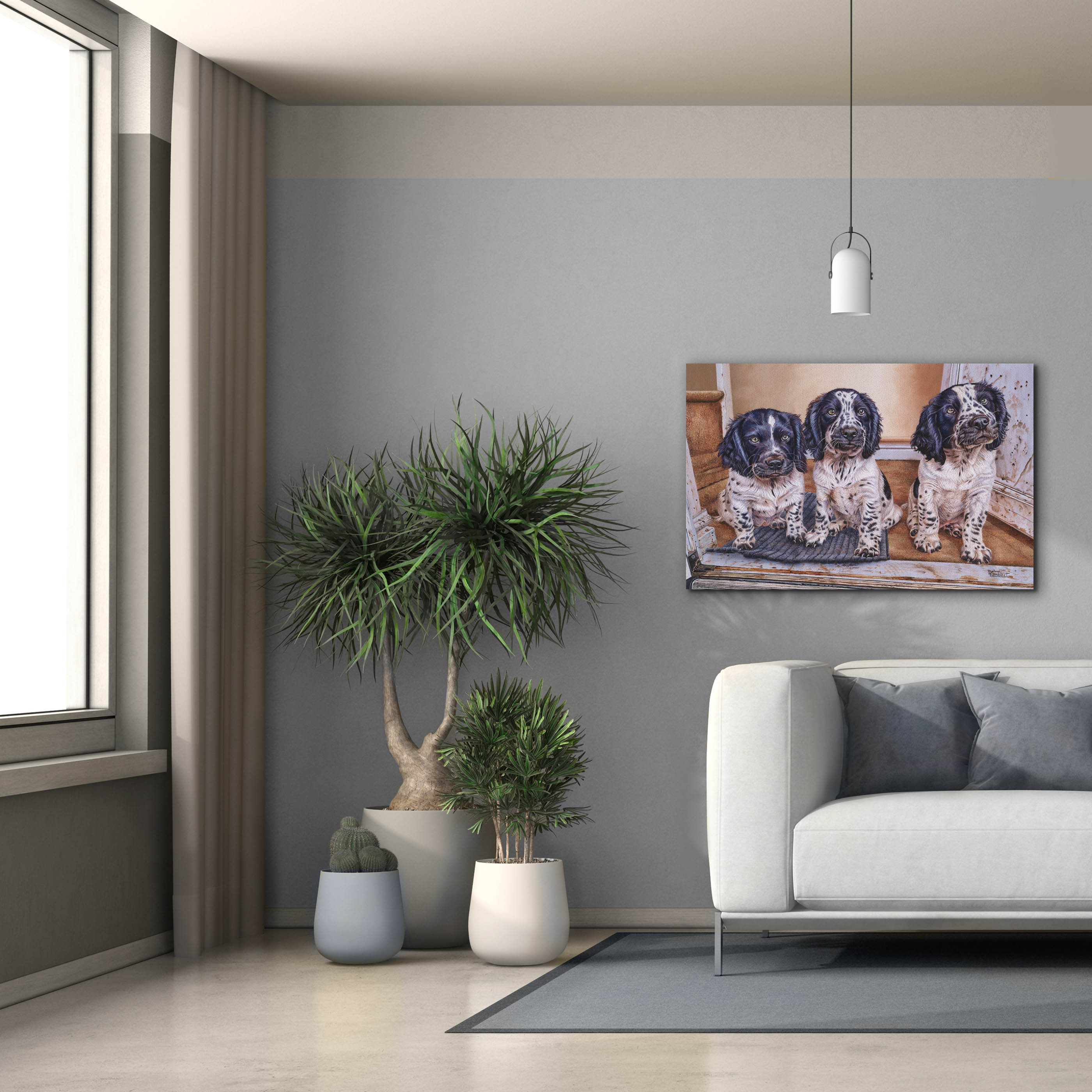 Winston Porter 'Delene Puppies' by Delene Lambert Canvas Wall Art | Wayfair