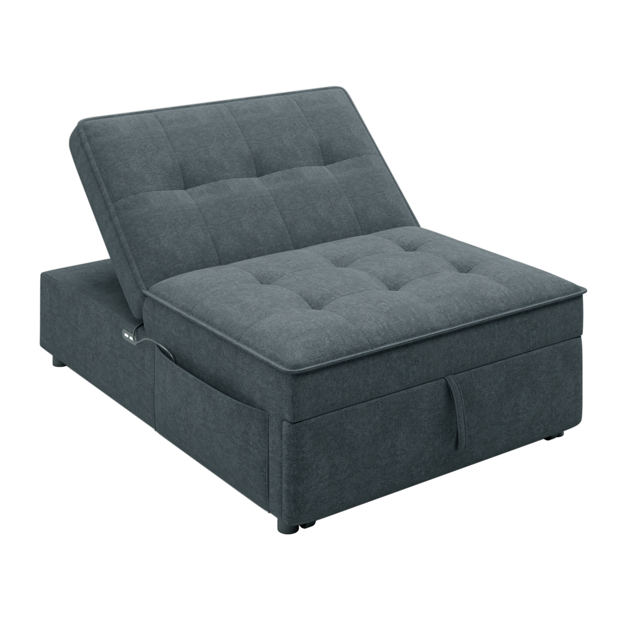 George Oliver 4-in-1 Sofa Bed, Chair Bed, Folding Ottoman Bed with ...