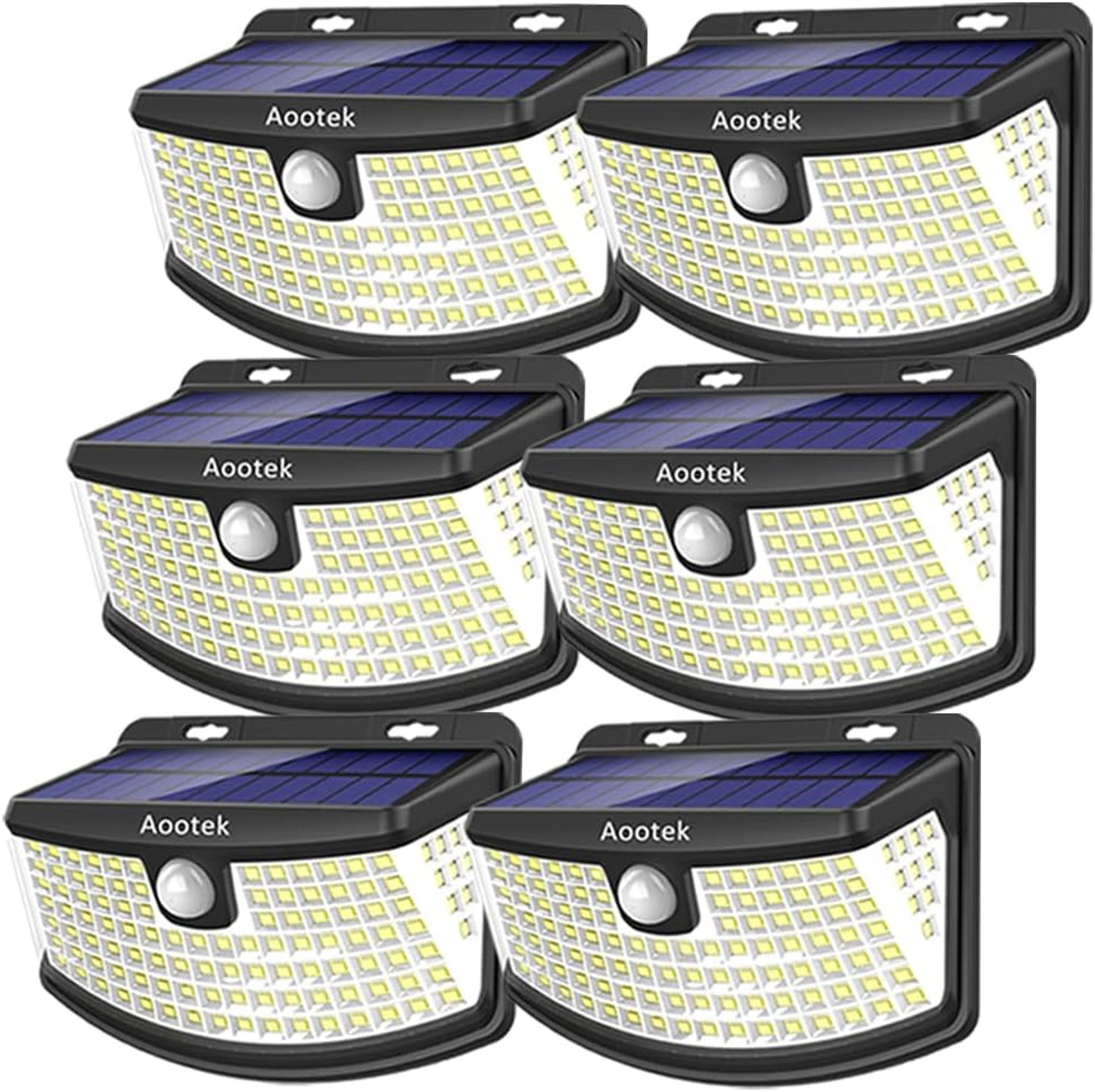 17 Stories Solar Motion Sensor Lights 120 LEDs | Wayfair