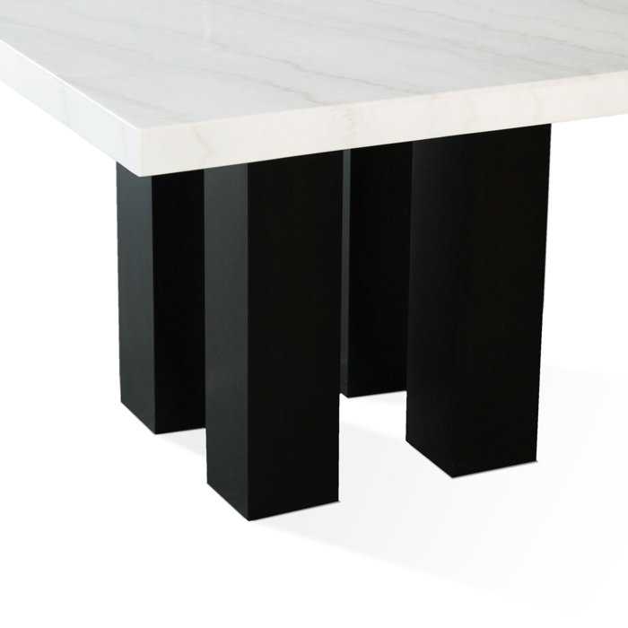 Wade Logan® Anxhela 9 - Piece Counter-Height Marble Dining Set ...