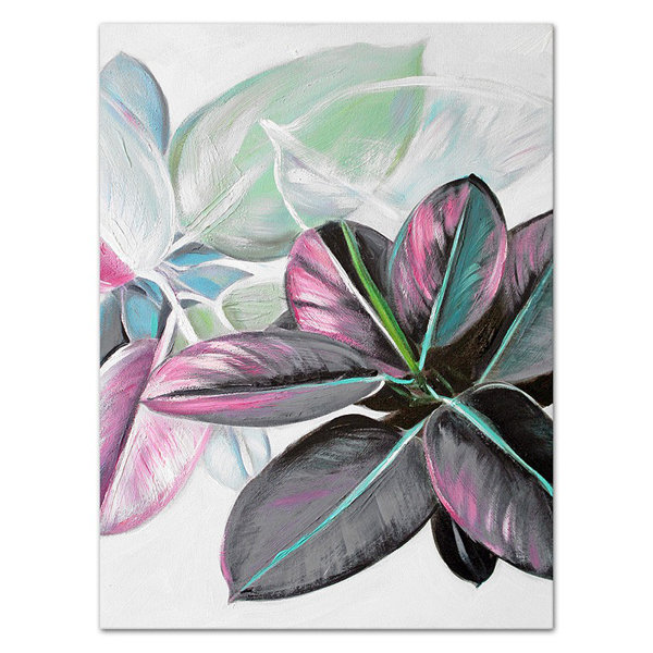 Bay Isle Home Abstraction - Wrapped Canvas Painting | Wayfair.co.uk