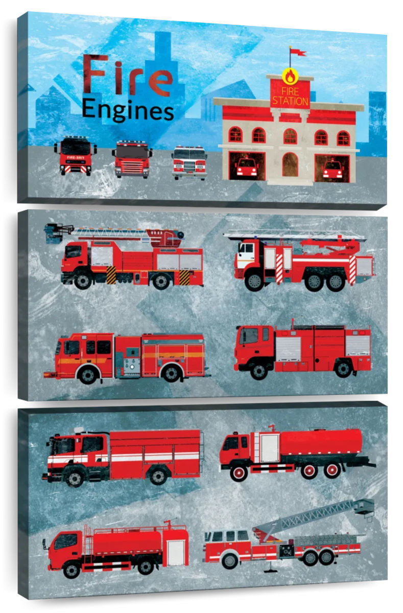 Ebern Designs Alcaraz Fire Department Poster - Wayfair Canada