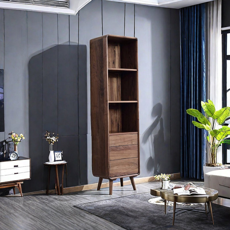 Parttlion Chinese style solid wood bookcase | Wayfair