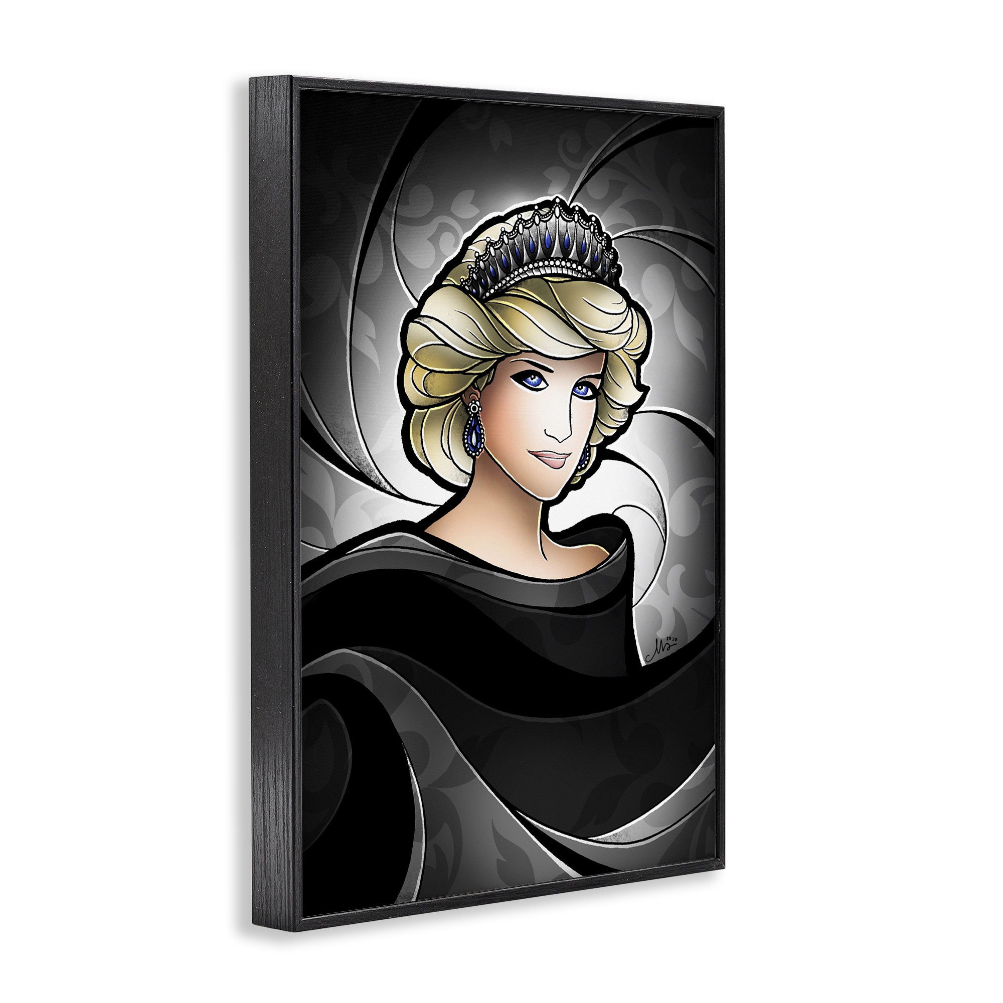 Dakota Fields Royal Peoples' Princess Framed Giclee, design by Mandie ...