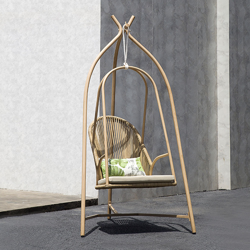 DineElegance.r Hanging Swing Chair with Stand | Wayfair