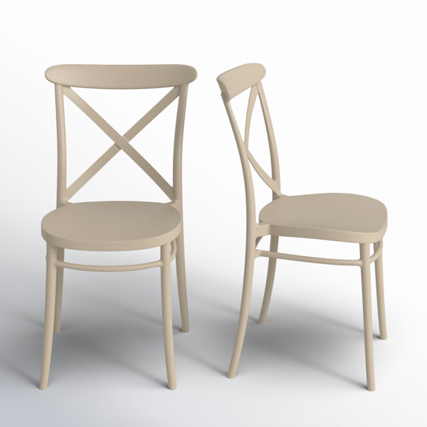 AllModern Farrah Outdoor Stacking Dining Side Chair & Reviews | Wayfair