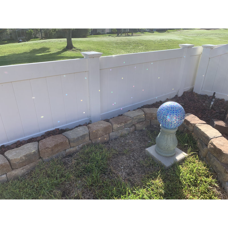 Arlmont & Co. Glass Gazing Ball,10 Inch Mosaic Colourful Globe ...