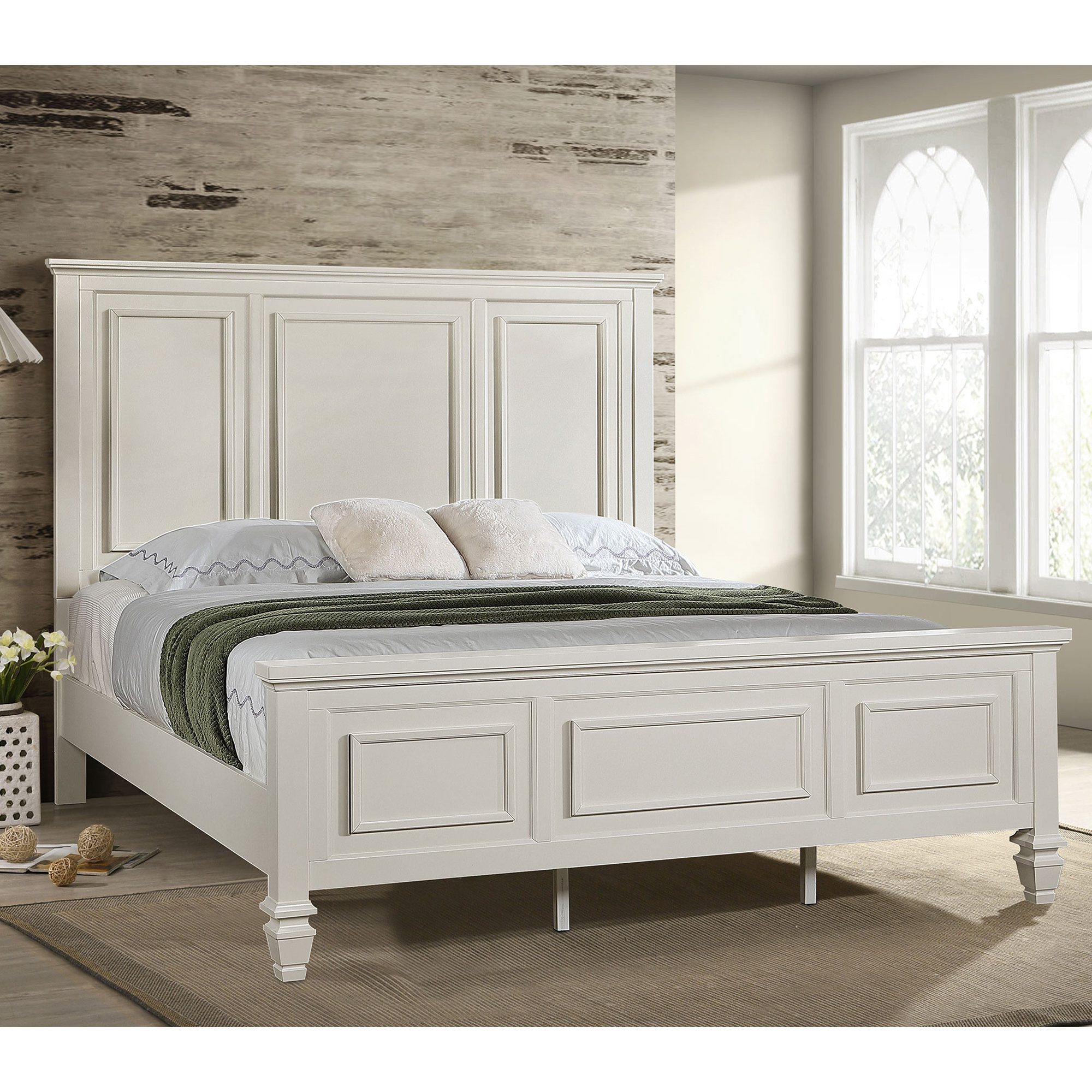 Red Barrel Studio® Wooden Panel Bed | Wayfair