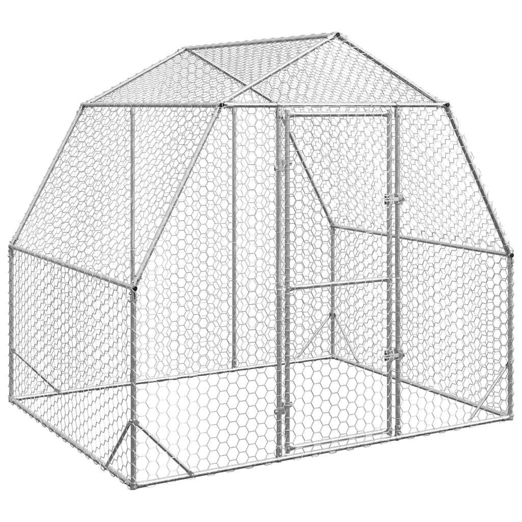 Tucker Murphy Pet™ Chicken Run Galvanized Steel Large Durable Chicken ...