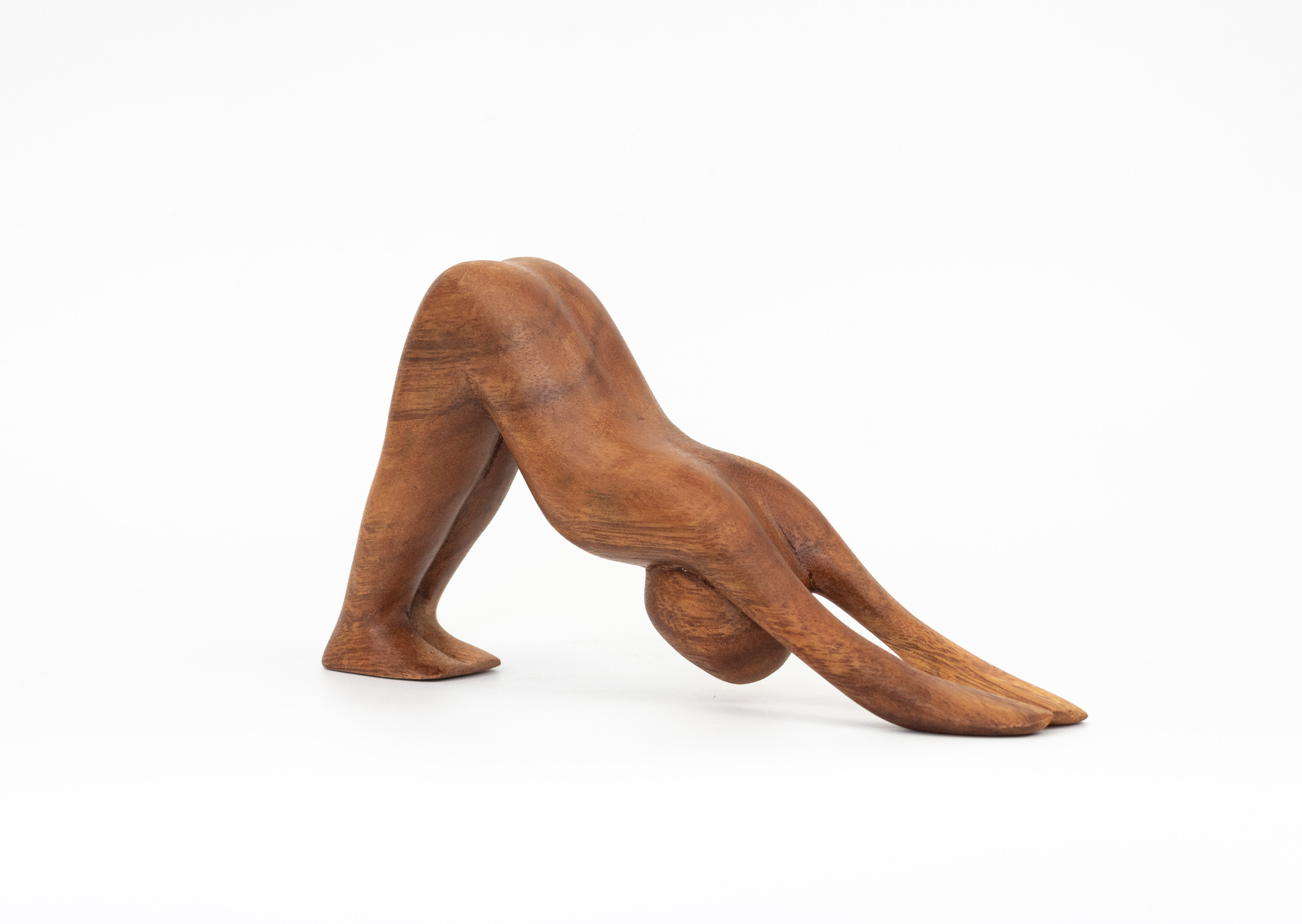 Orren Ellis 8" Wooden Handmade Mini Yoga Figurines, Yoga Pose Statue ...