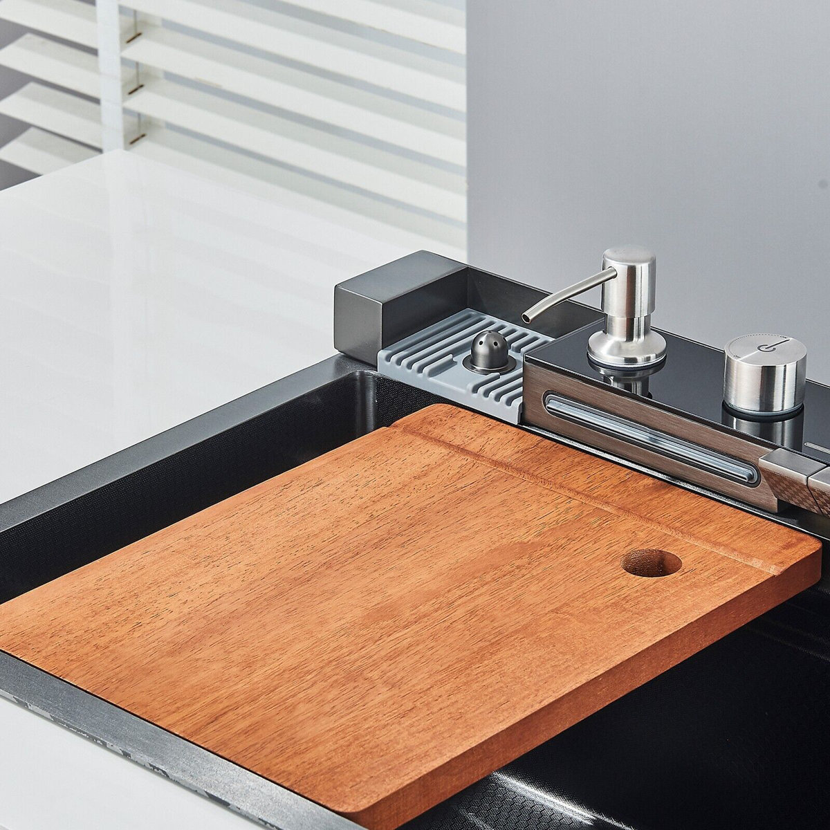 Belfry Kitchen Gun Ash Stainless Steel 30" Drop In Kitchen Sink Top ...