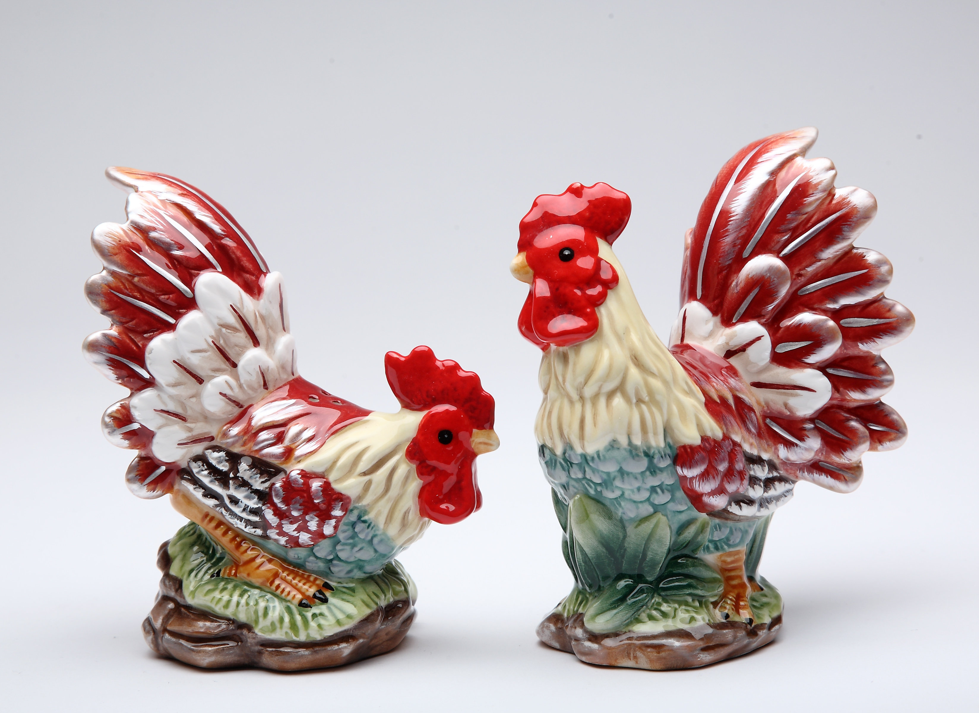 Cosmos Gifts Rooster Salt and Pepper Set & Reviews | Wayfair