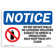 SignMission OSHA Notice - Do Not Deface Walls No Loitering Sign With ...