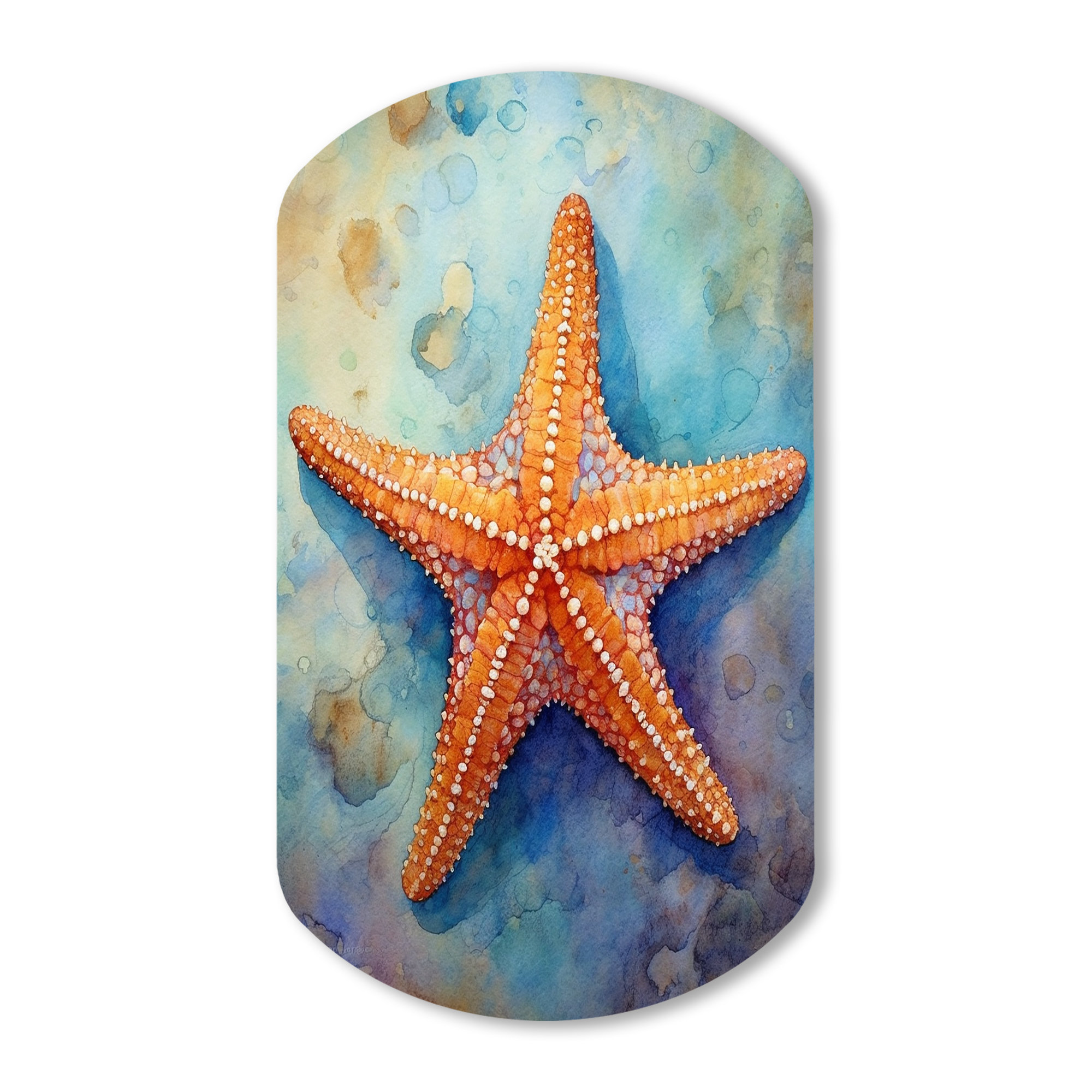 Design Art Spiny Starfish II - Starfish Cylinder Shape Asymmetric Metal ...