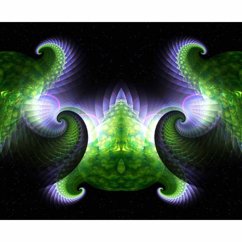 Wallhogs Xzendor7 Spiral Space Shells II Wall Decal | Wayfair