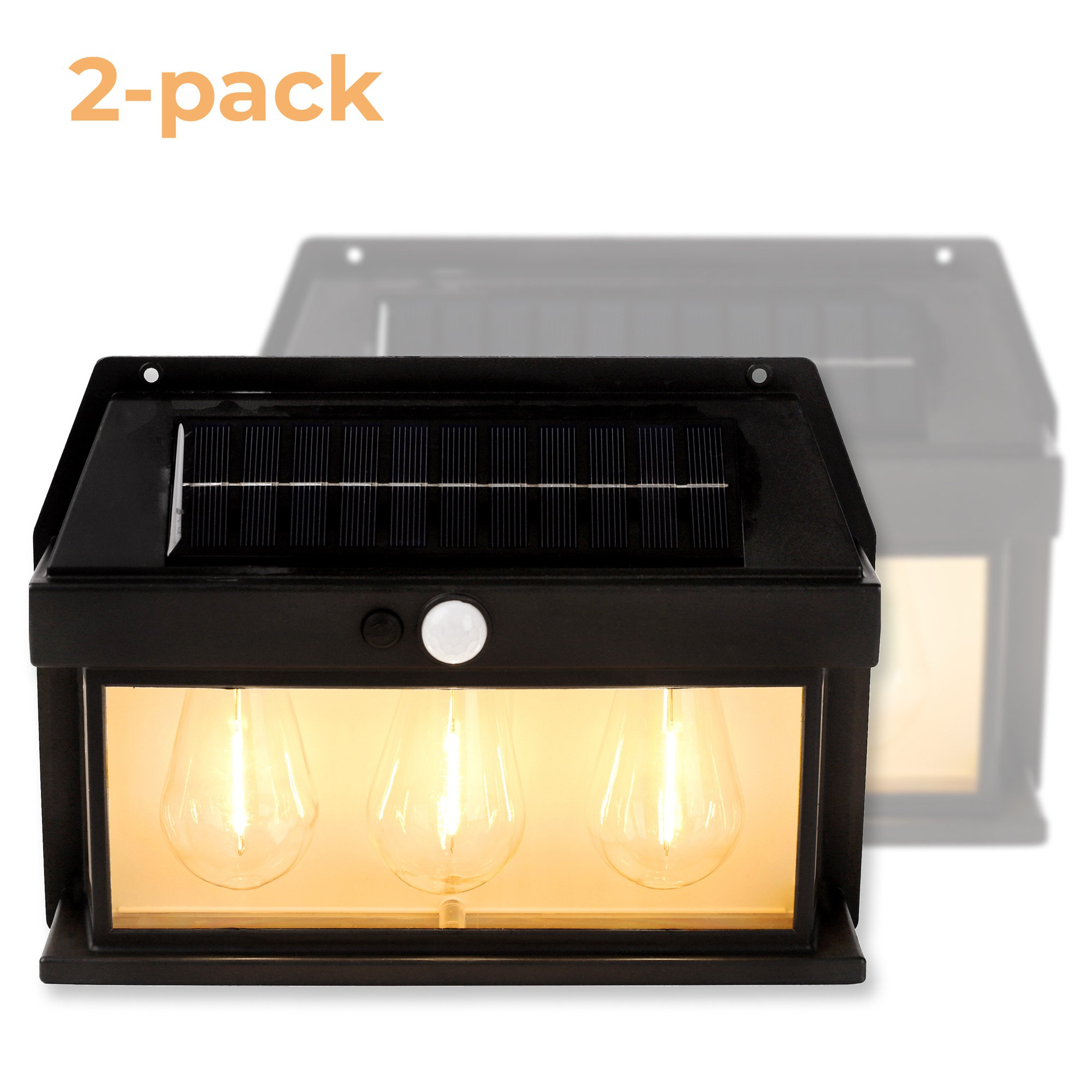 Arlmont & Co. Solar Dual Bulb Wall Light With Motion Sensor & Reviews ...