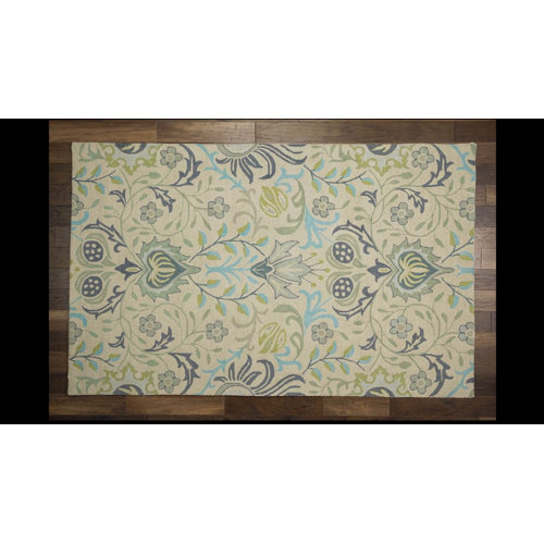 Lark Manor Annechien Wool Floral Indoor Rug & Reviews | Wayfair