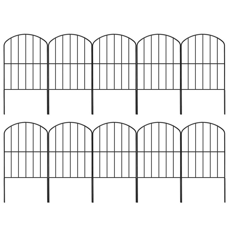 CELLPAK Decorative Garden Fence Rustproof Metal Wire Panel Border ...