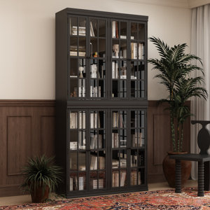Latitude Run® Jayziel 95" H x 47" W Standard Bookcase & Reviews | Wayfair