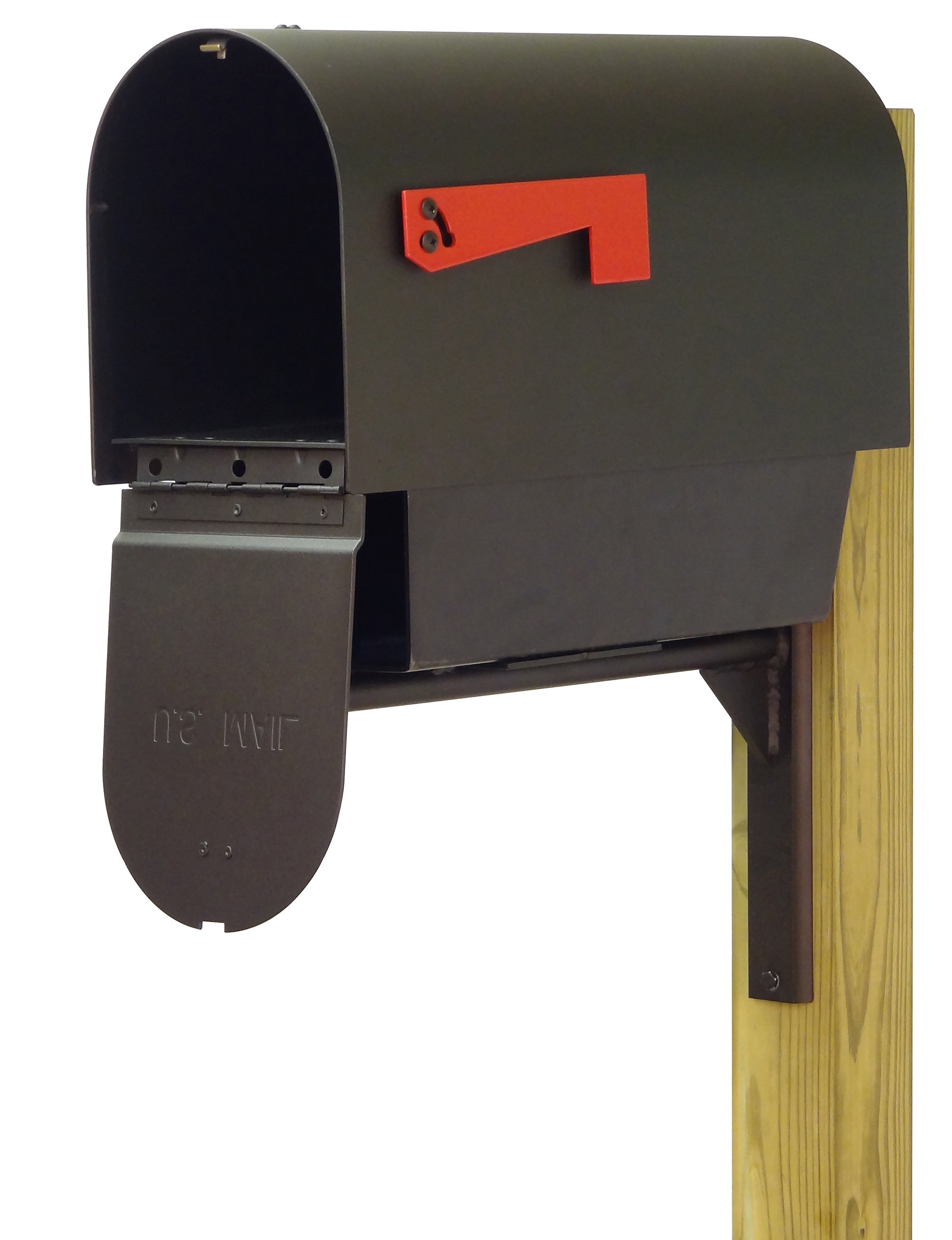 Special Lite Products Titan Steel Curbside Post Mounted Mailbox | Wayfair