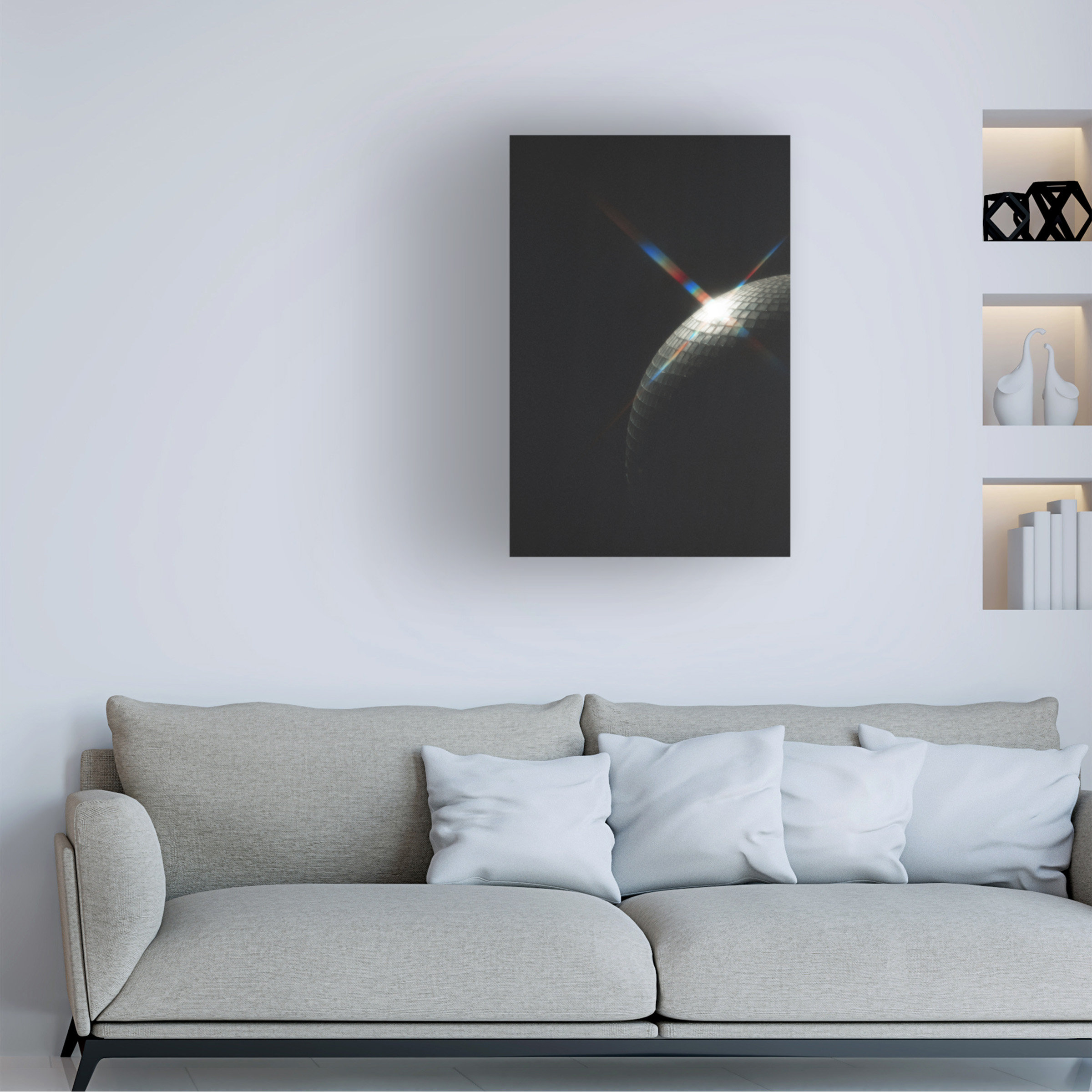 Ebern Designs Samantha Hearn Disco Edge Canvas Art - Wayfair Canada